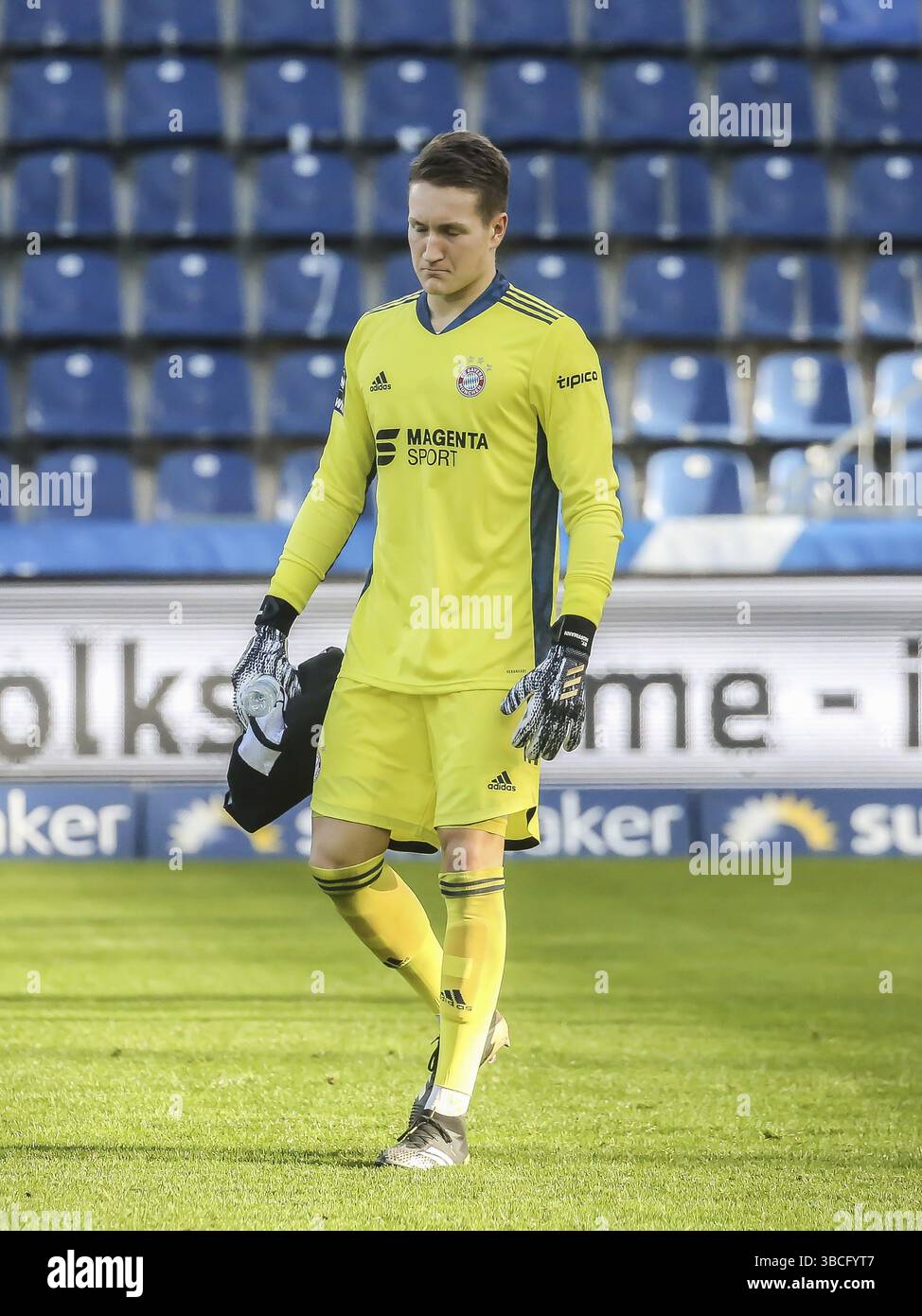 German soccer goalkeeper Ron-Thorben Hoffmann FC Bayern Munich II DFB ...