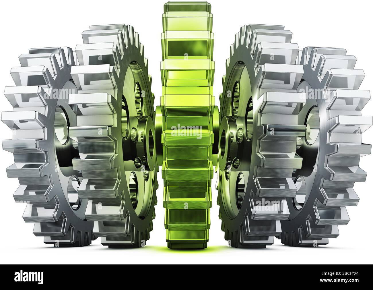 High resolution 3D rendering of a leadership concept Stock Photo - Alamy