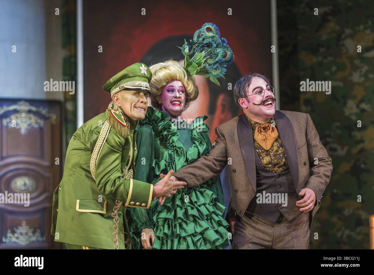 Production by Herbert Fritsch at the Schaubuehne Berlin with Bastian ...