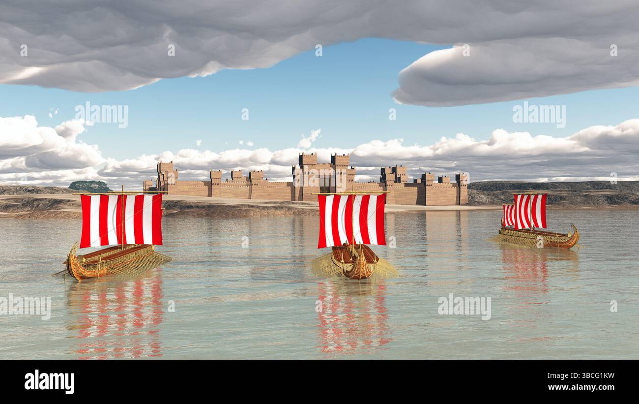 Troy war ships hi-res stock photography and images - Alamy