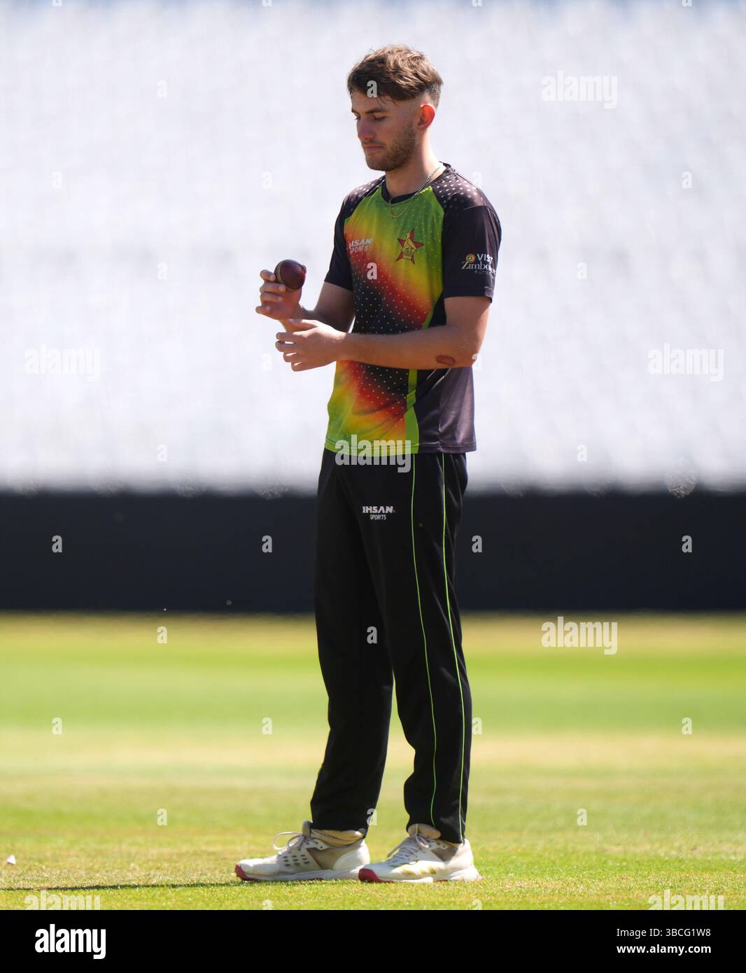 Zimbabwe's Brian Bennett during a nets session at Trent Bridge ...