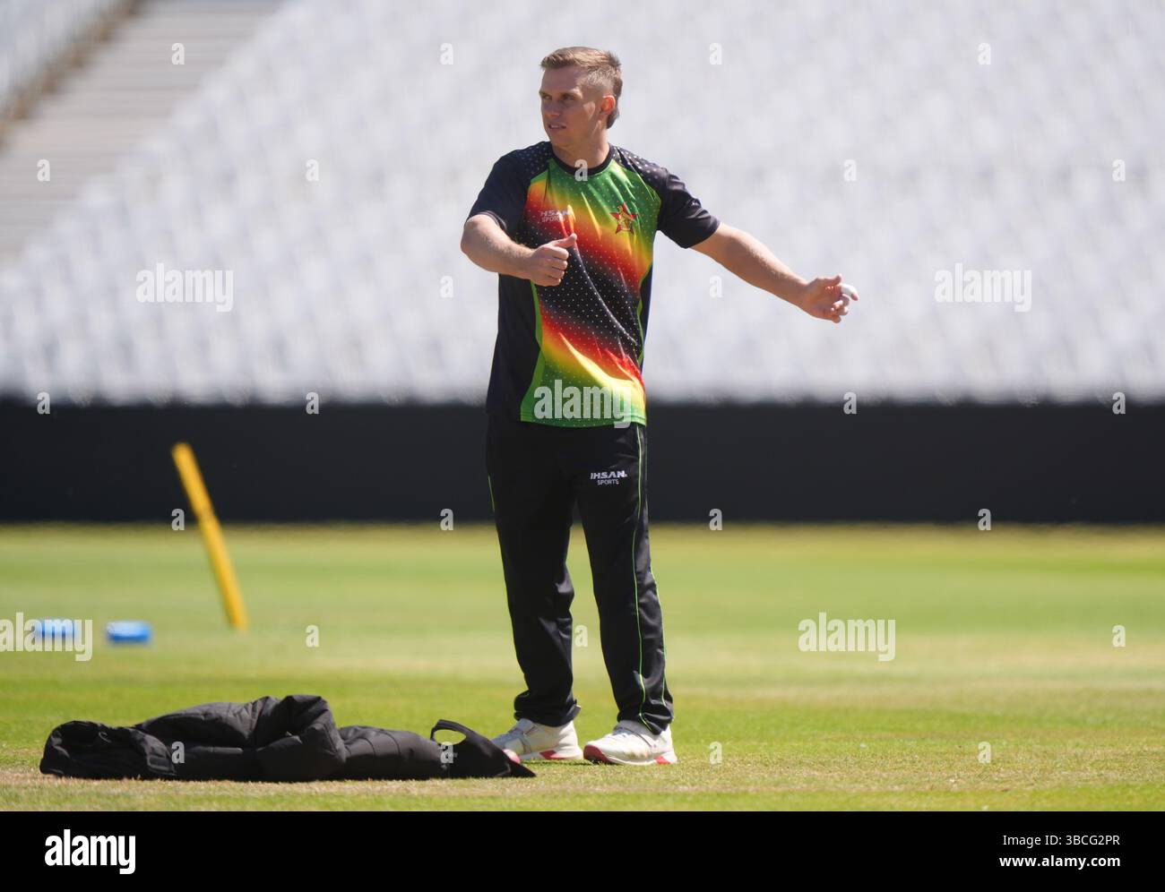 Zimbabwe's Ben Curran during a nets session at Trent Bridge, Nottingham ...