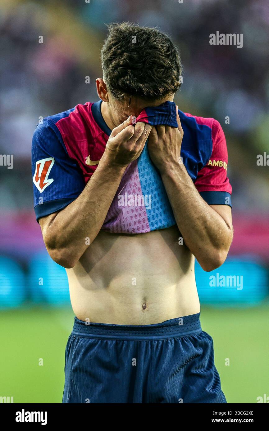 Barcelona, Spain. 18th, May 2025. Gavi (6) of FC Barcelona seen during ...