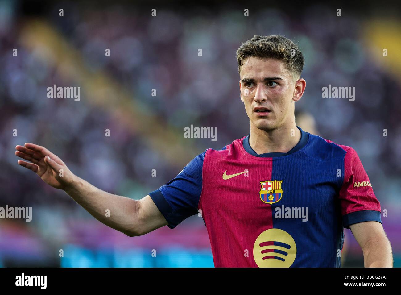 Barcelona, Spain. 18th, May 2025. Gavi (6) of FC Barcelona seen during ...