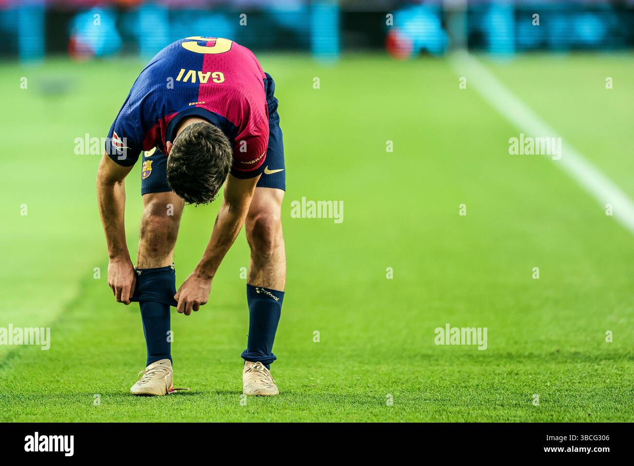 Barcelona, Spain. 18th, May 2025. Gavi (6) of FC Barcelona seen during ...
