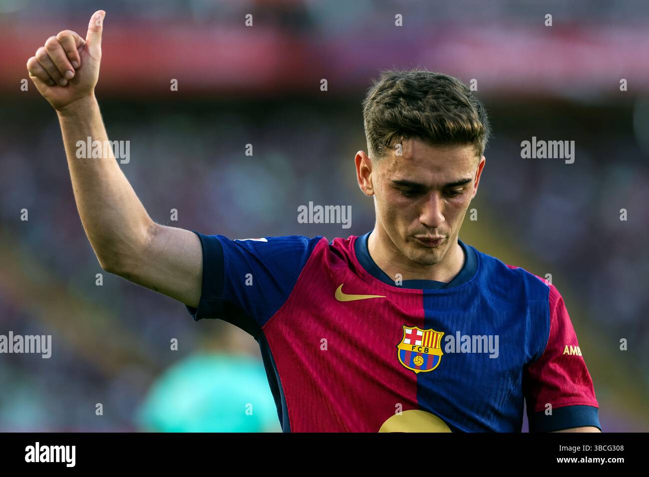 Barcelona, Spain. 18th, May 2025. Gavi (6) of FC Barcelona seen during ...