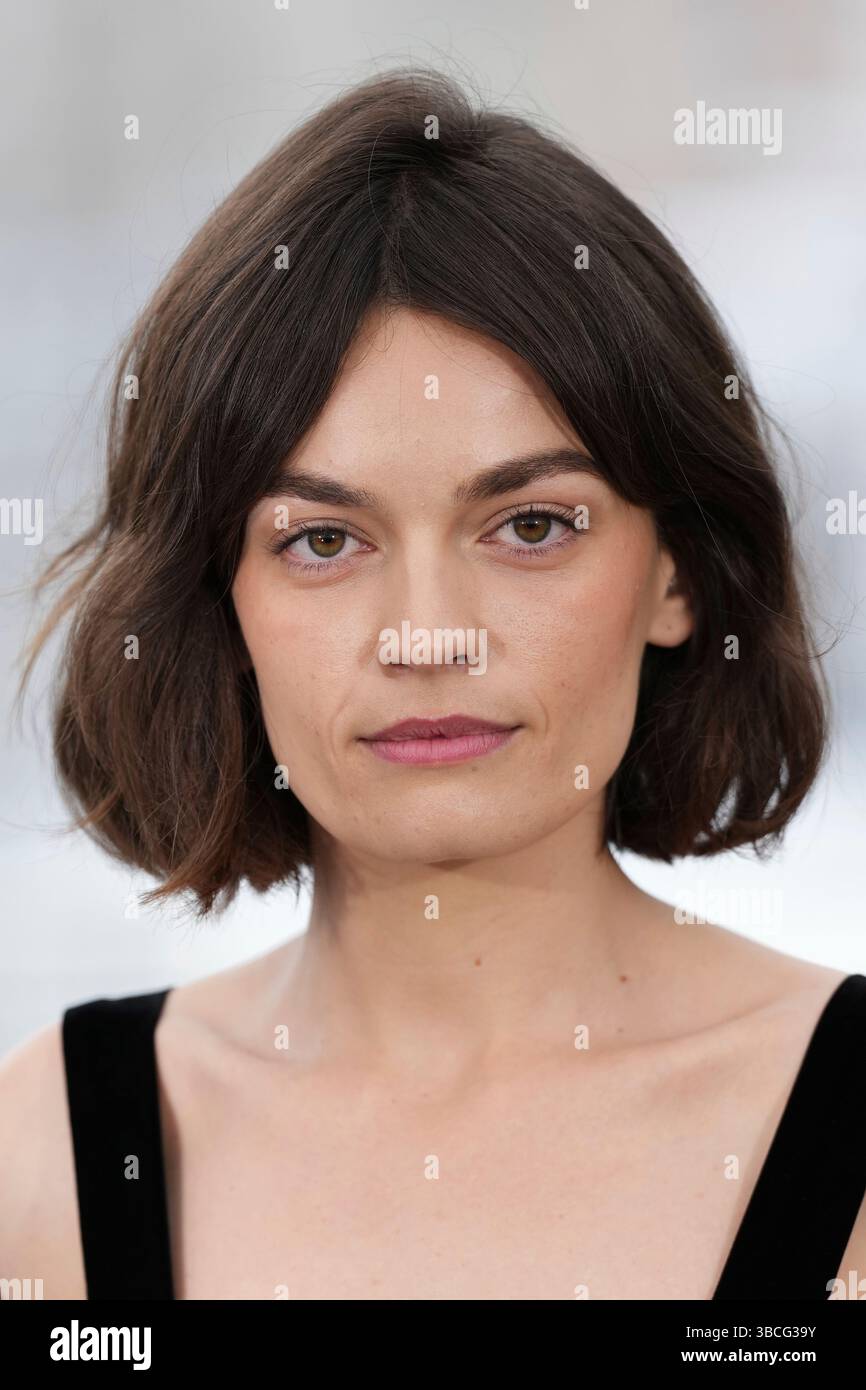 Emma Mackey poses for photographers at the photo call for the film ...