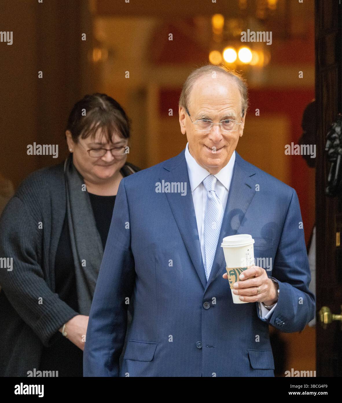 London, UK. 20th May, 2025. Larry Fink, American billionaire ...