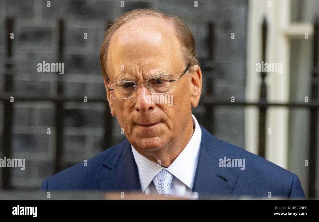 London, UK. 20th May, 2025. Larry Fink, American billionaire ...