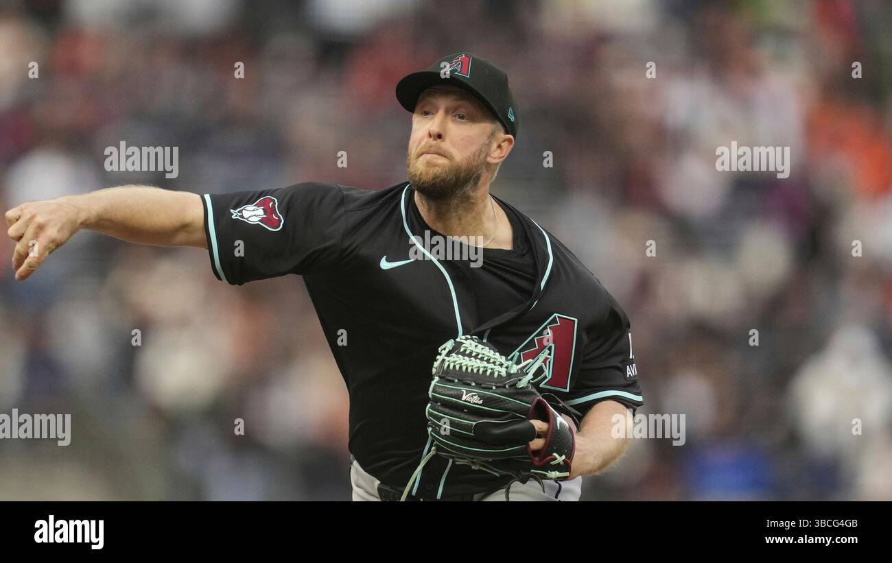 Arizona Diamondbacks pitcher Merrill Kelly during a baseball game ...