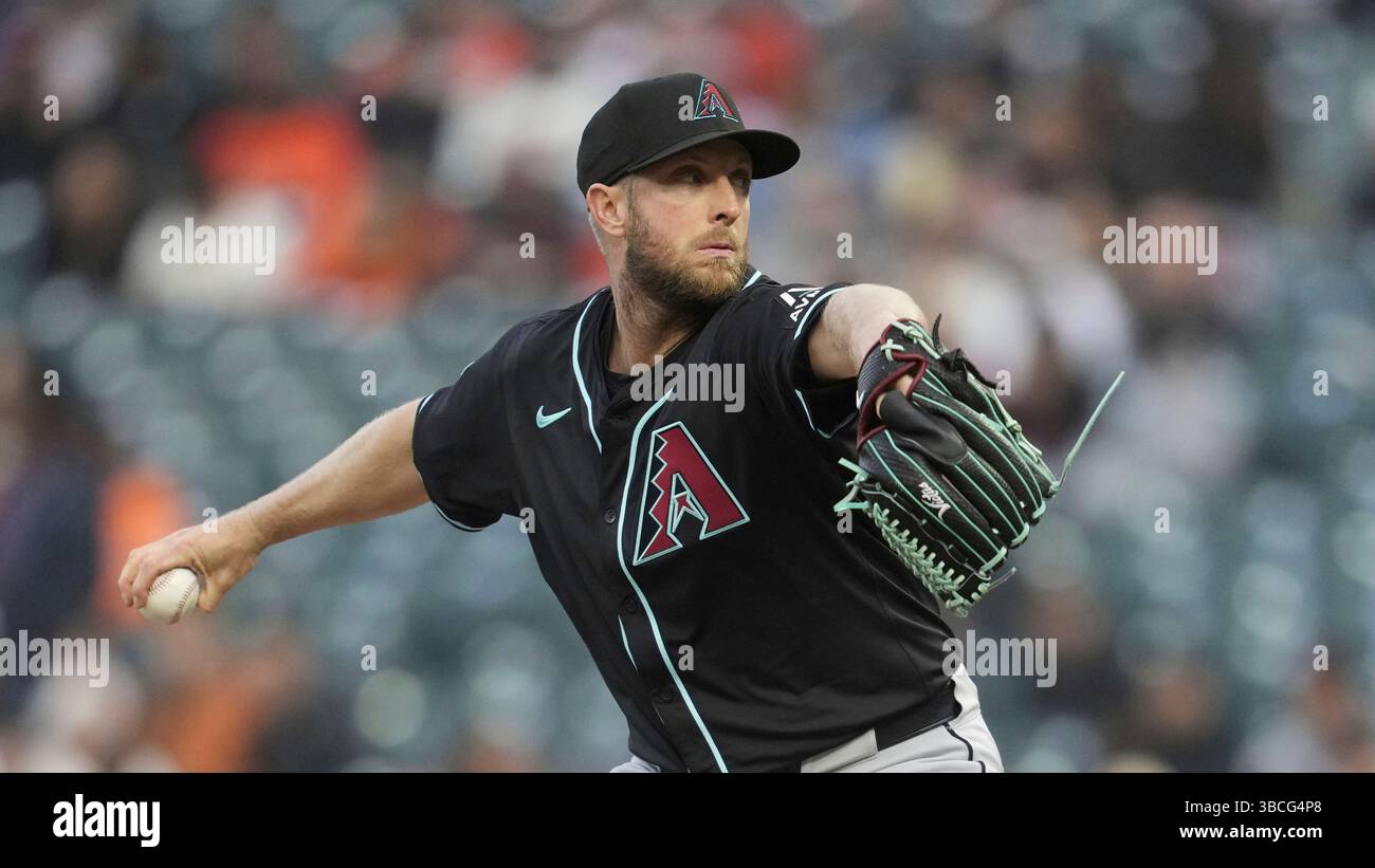 Arizona Diamondbacks pitcher Merrill Kelly during a baseball game ...