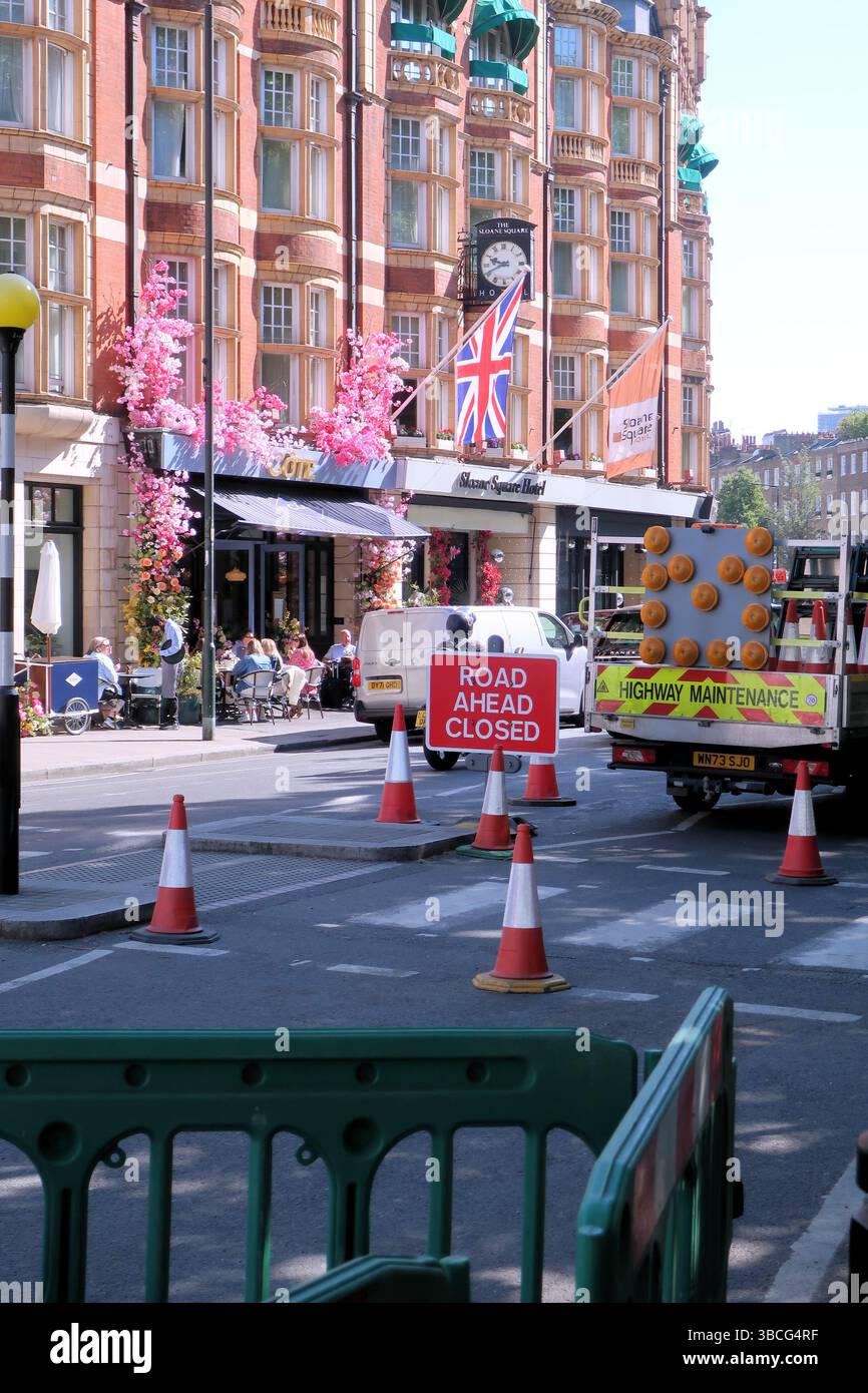 London.UK. May 20th 2025. Massive Cadogan and Conway building project ...