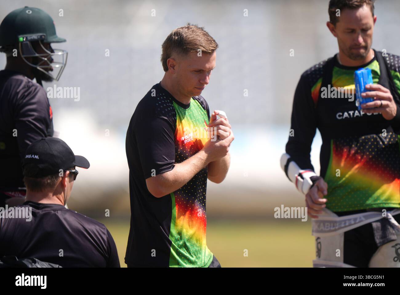 Zimbabwe's Ben Curran during a nets session at Trent Bridge, Nottingham ...