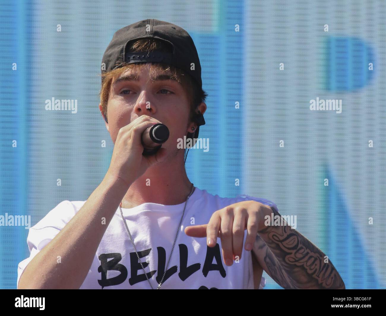 German pop singer, songwriter and YouTube star Mike Singer at STARS for ...