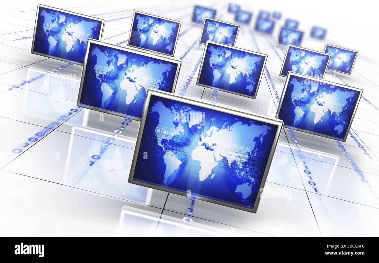 High resolution rendering of a cloud computing concept Stock Photo - Alamy