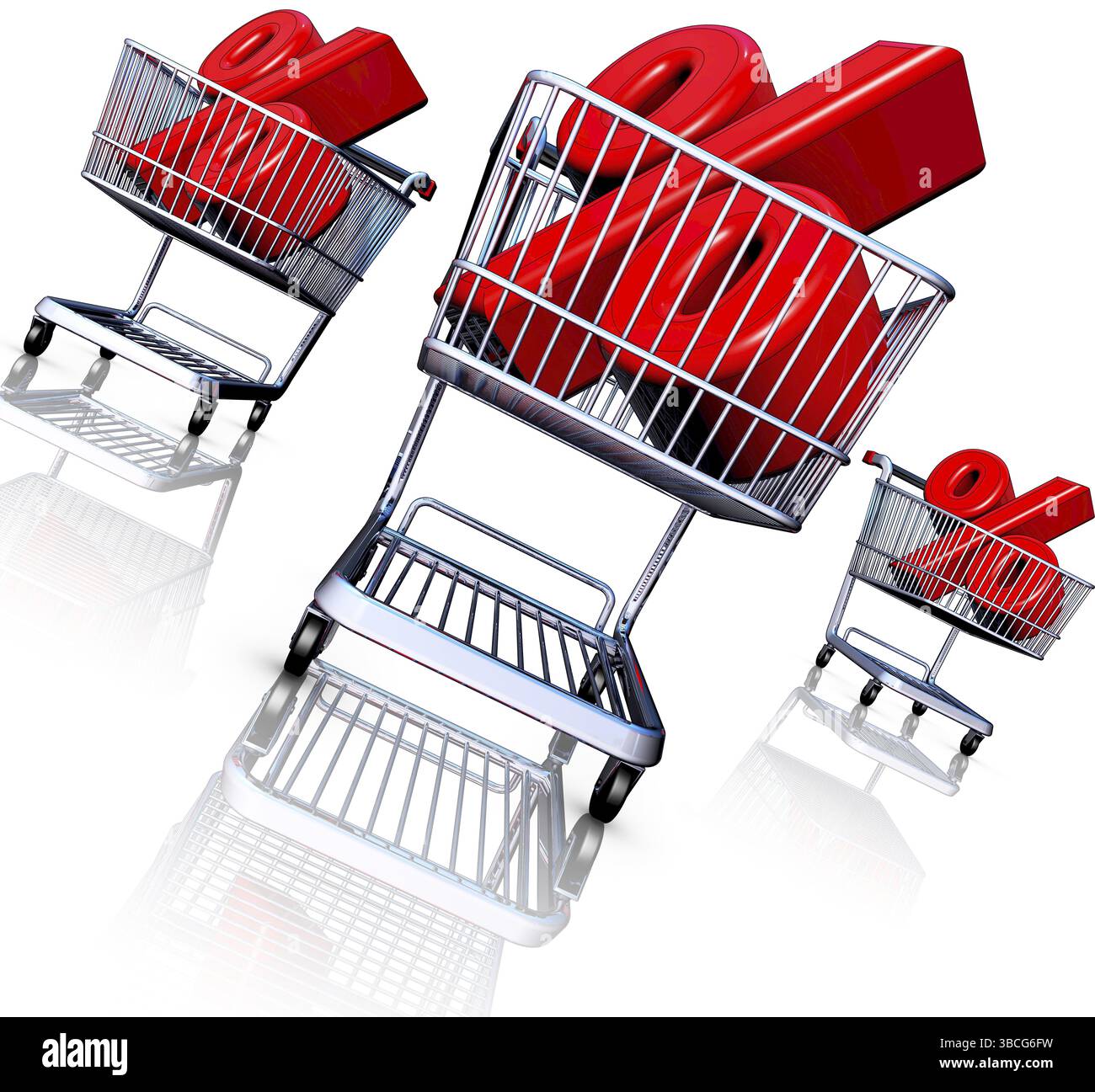 High resolution rendering of a discount concept Stock Photo - Alamy