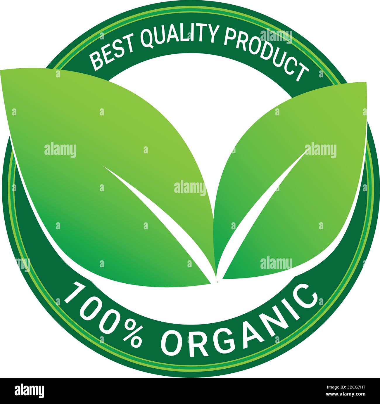 100 percent natural circular emblem hi-res stock photography and images ...