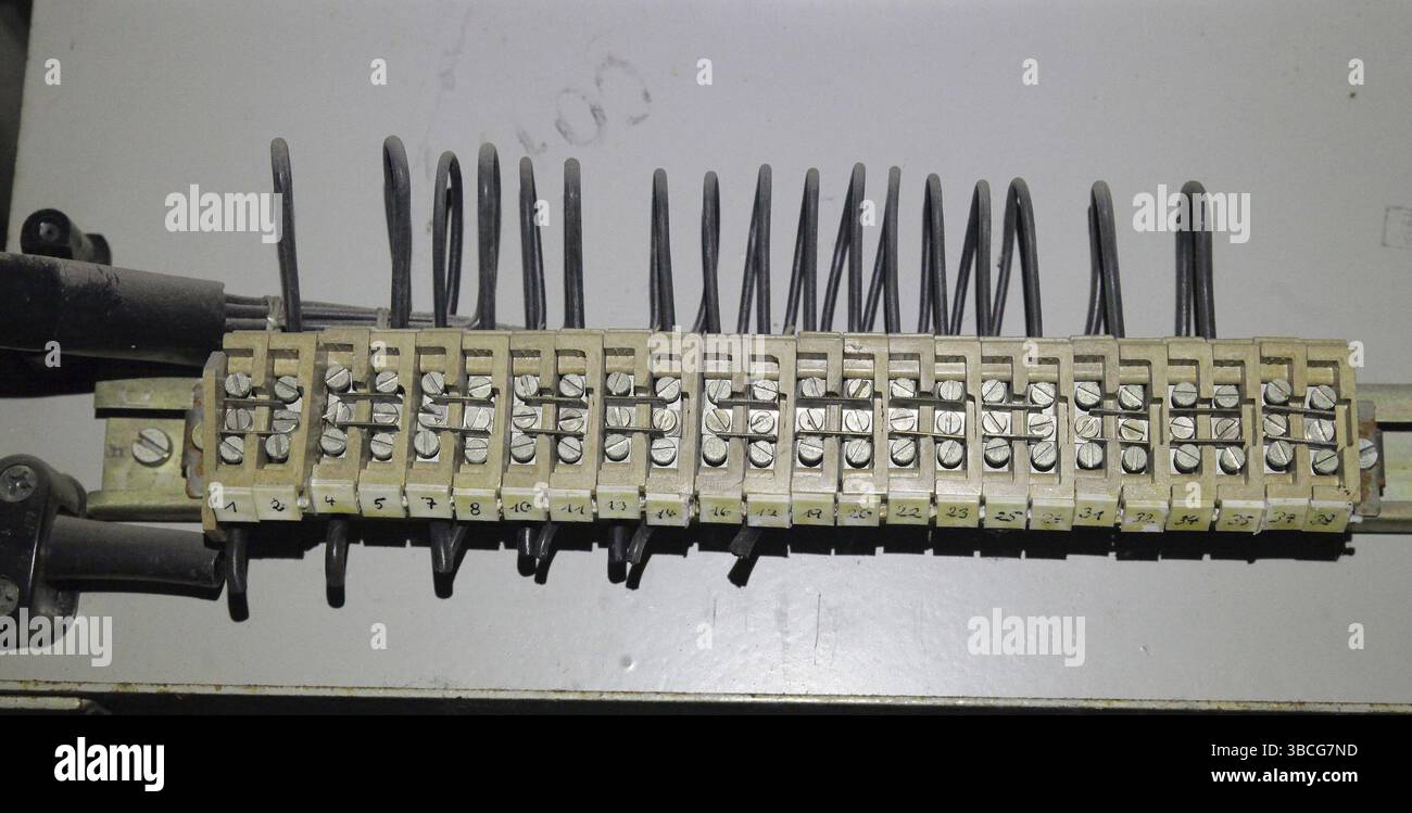 Old electrical system Stock Photo - Alamy