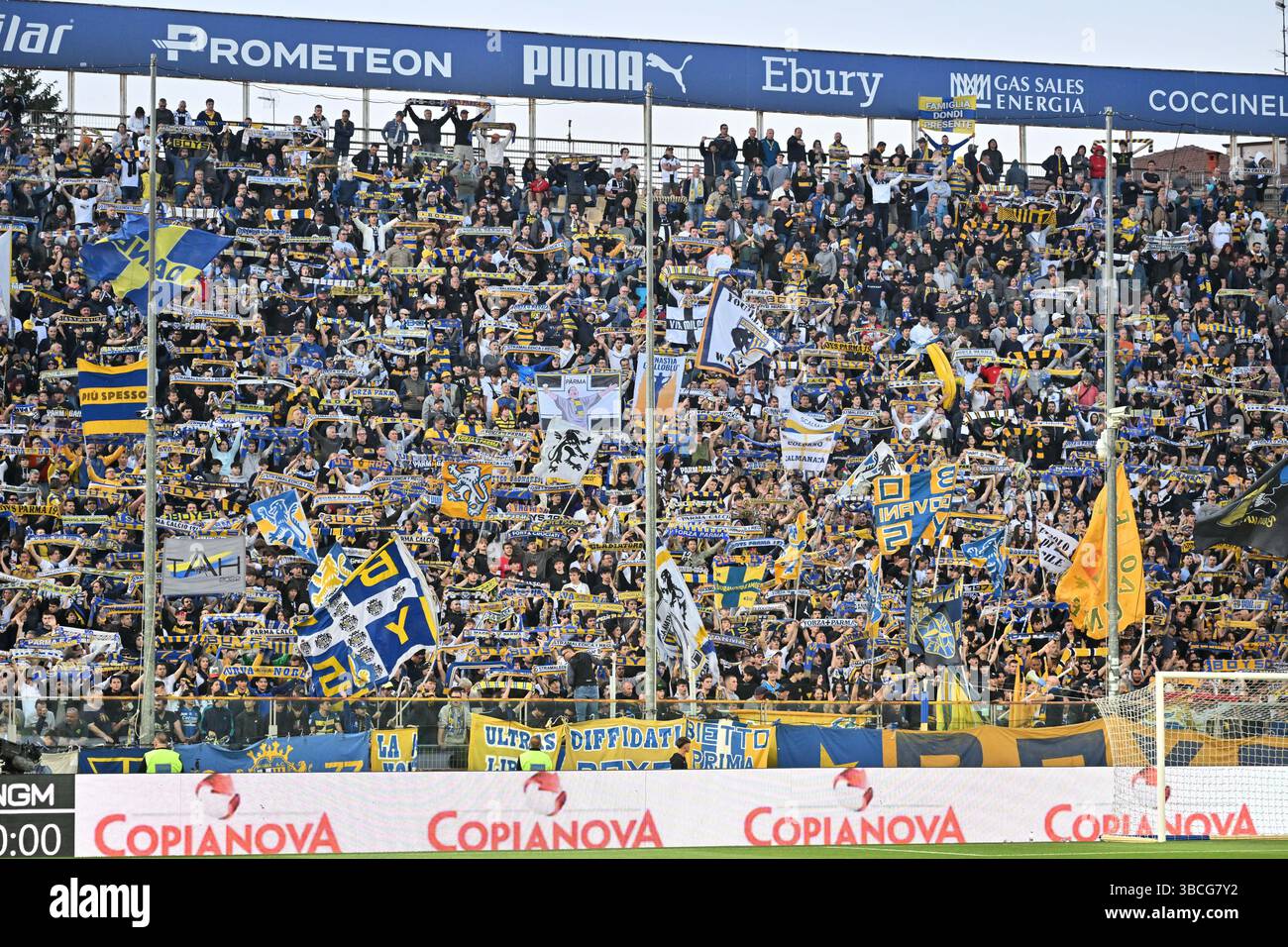 Parma, Italy. 19th May, 2025. Fans during the Italian championship ...