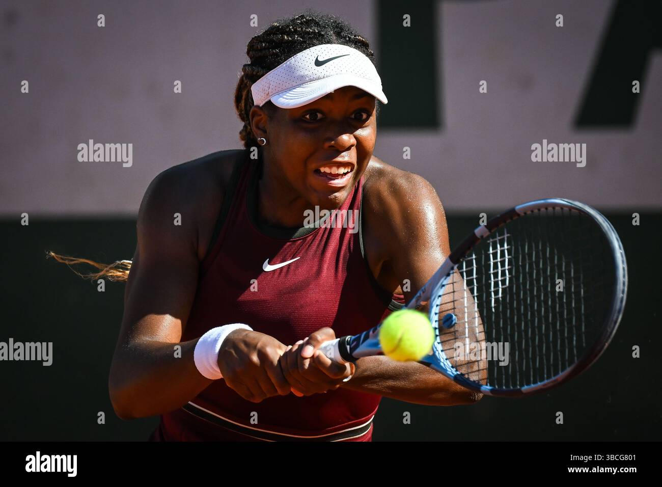 Daphnee MPETSHI PERRICARD of France during the second qualifying day of ...