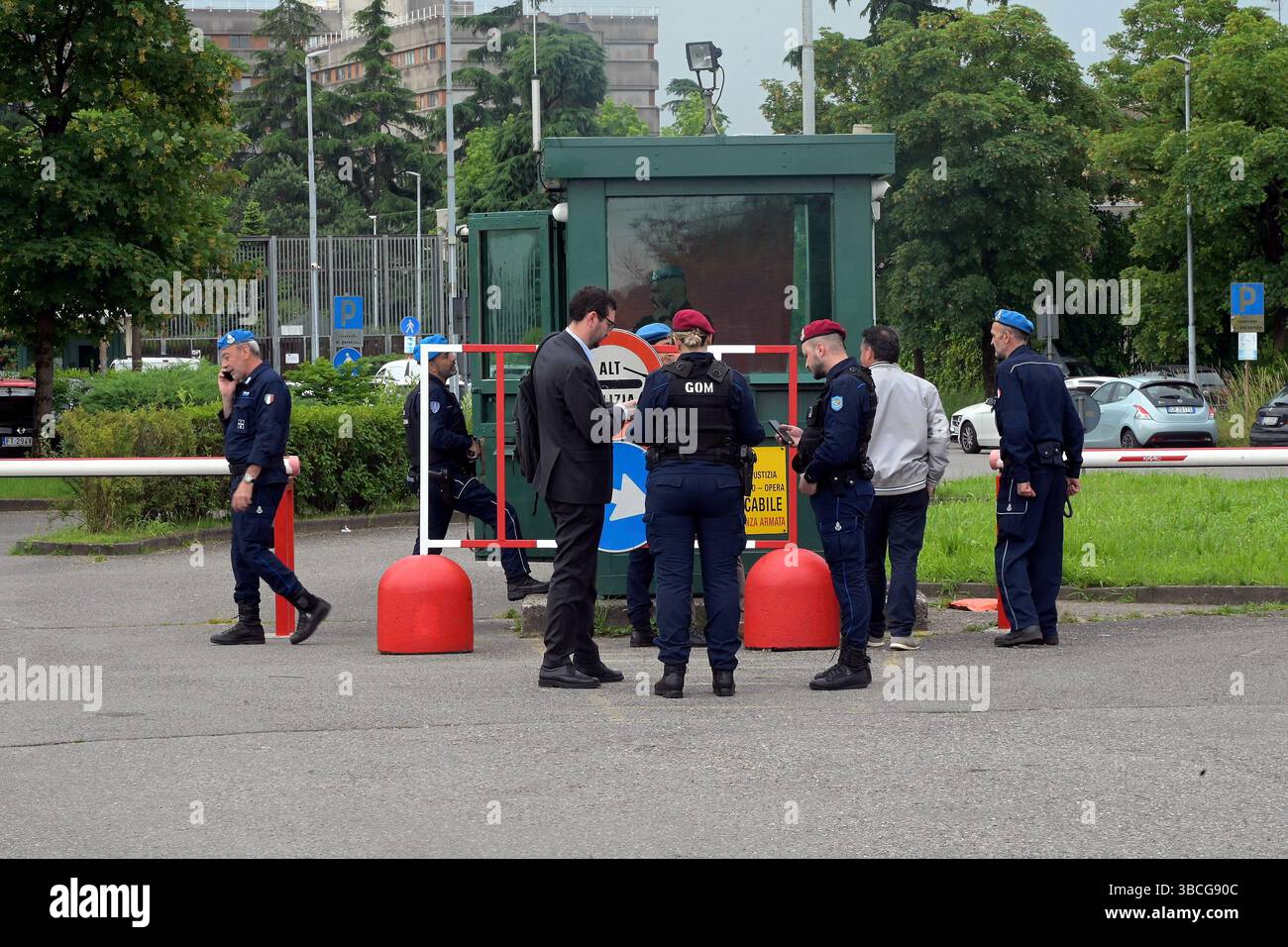 Milan, Italy. 20th May, 2025. Milan, Opera Prison bunker courtroom ...