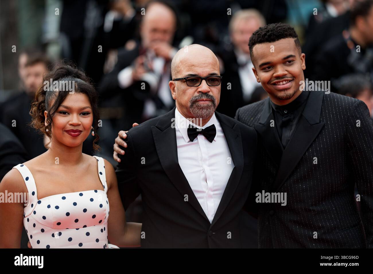 CANNES, FRANCE - MAY 19: Juno Wright, Jeffrey Wright, Elijah Wright ...