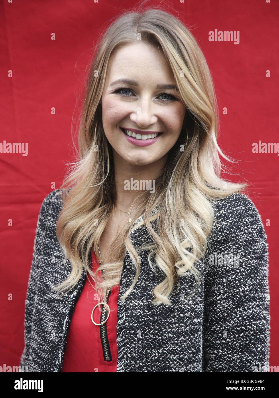 German pop singer Natalie Lament performing in Magdeburg on 03.10.2018 ...