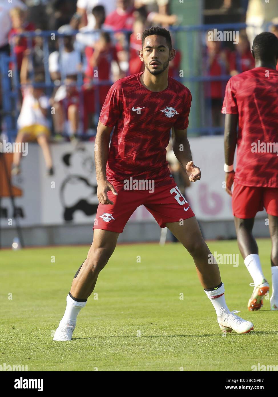 Brazilian football player Matheus Cunha of RB Leipzig in a friendly ...