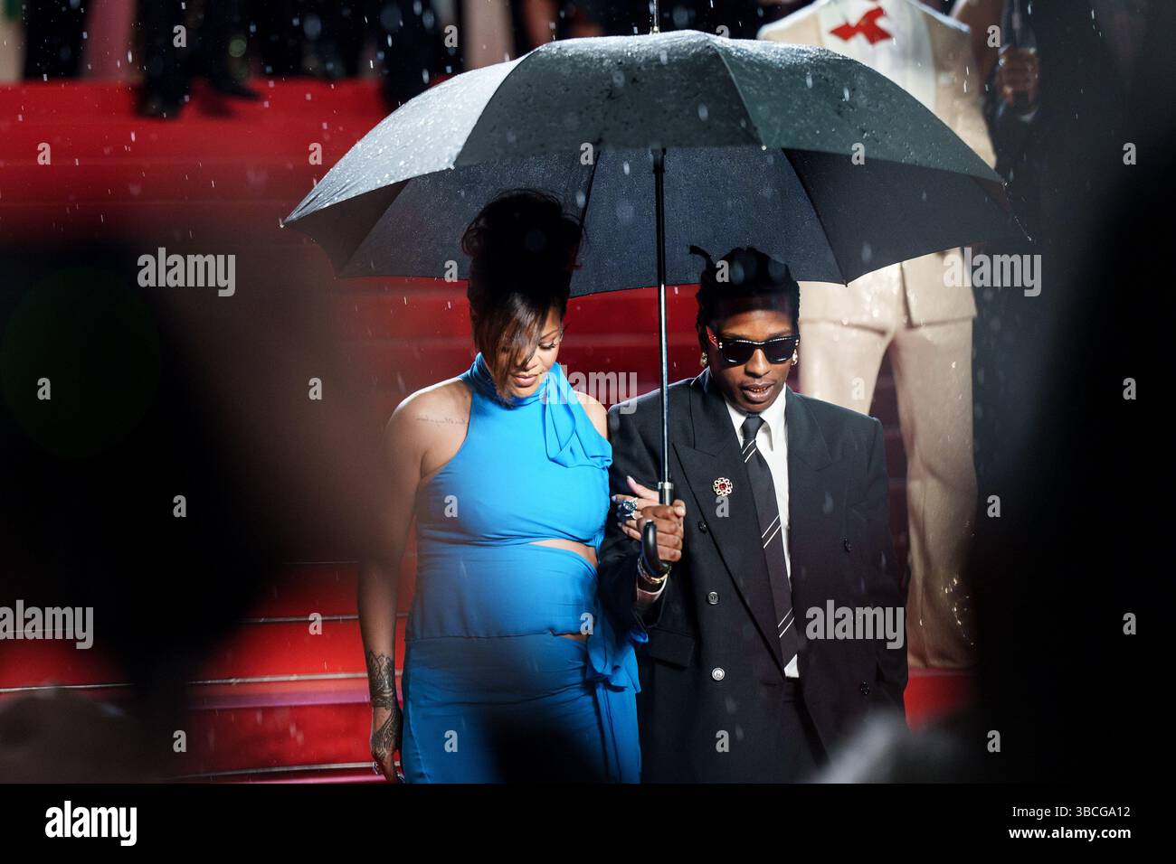 CANNES, FRANCE - MAY 19: Rihanna, A$AP Rocky, Tonya Lewis Lee, Spike ...