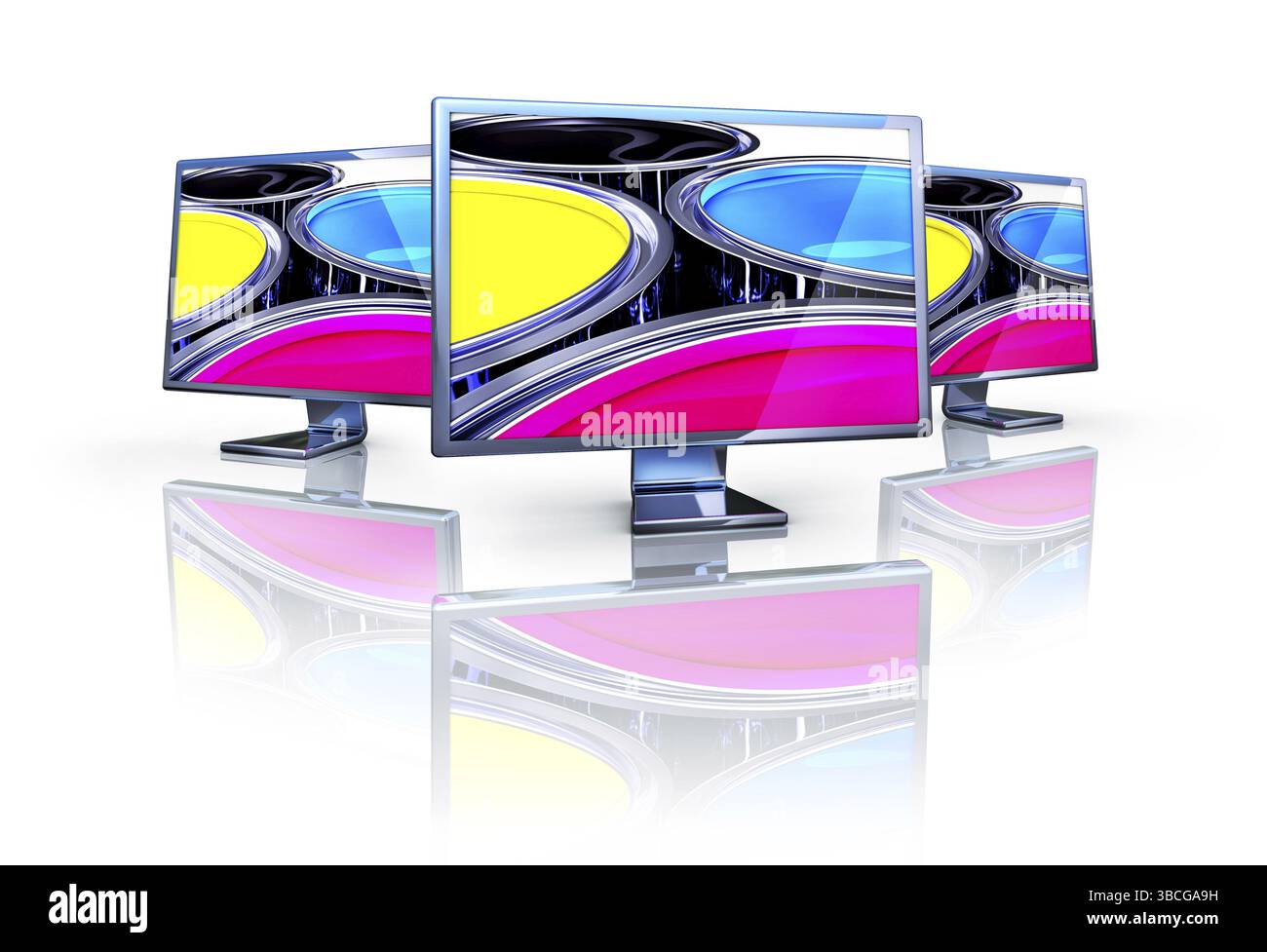 High resolution rendering of a color concept Stock Photo - Alamy