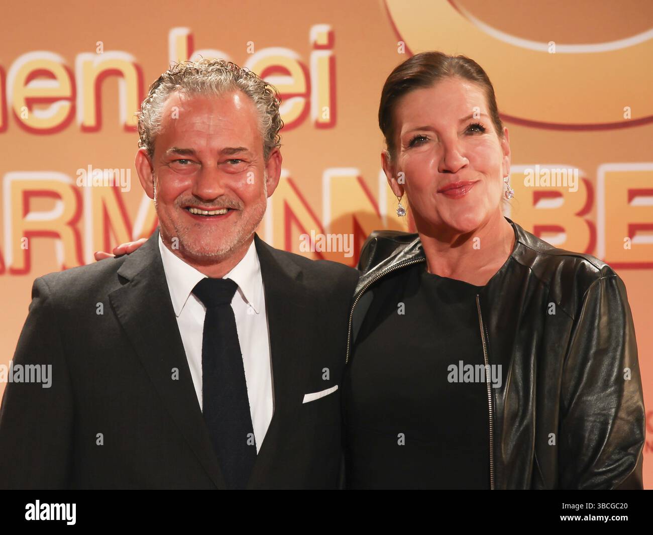 Actors Rolf Kanies and Katy Karrenbauer ZDF TV show Welcome to Carmen ...