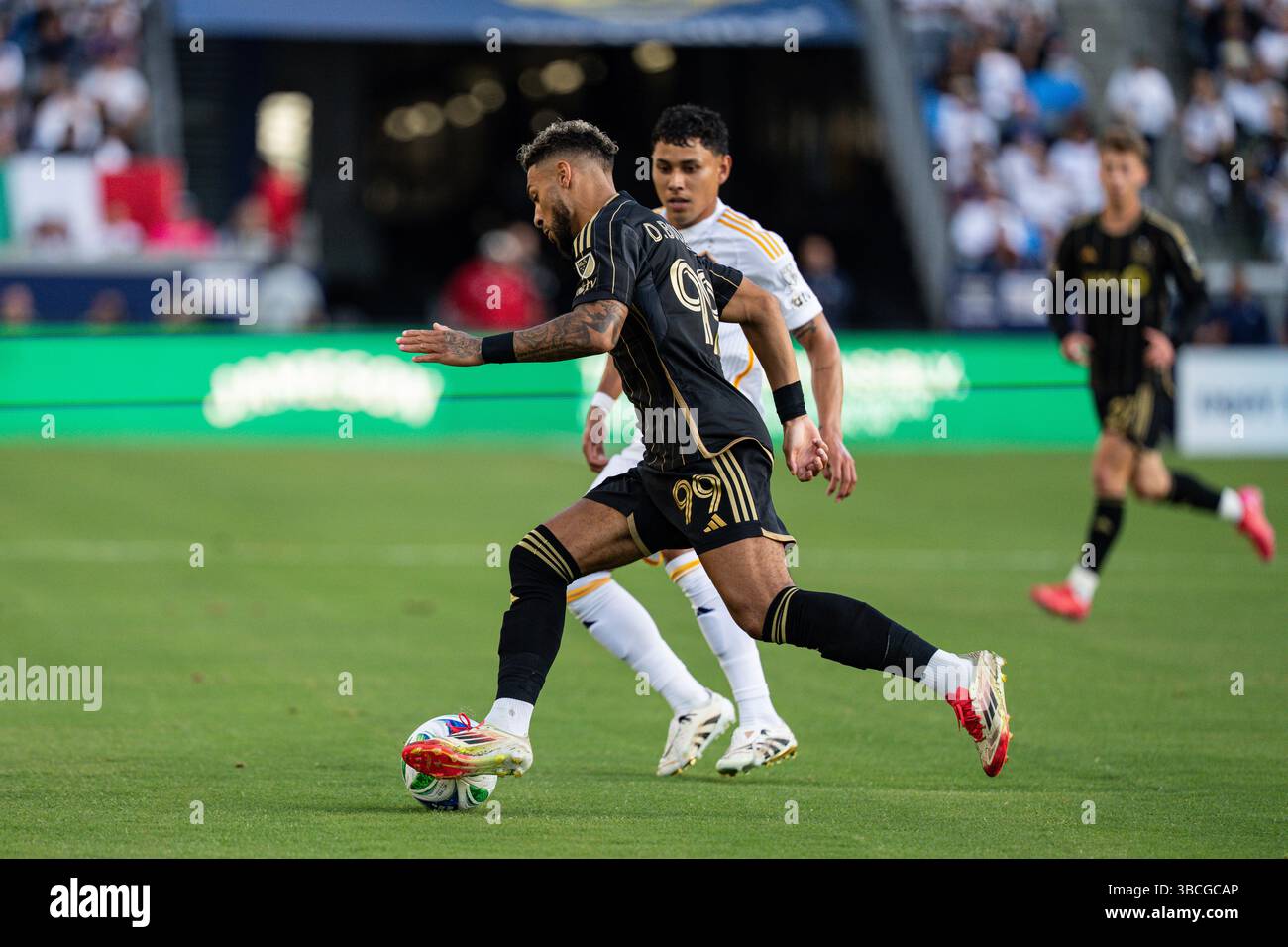 Carson, United States. 18th May, 2025. LAFC forward Denis Bouanga (99 ...
