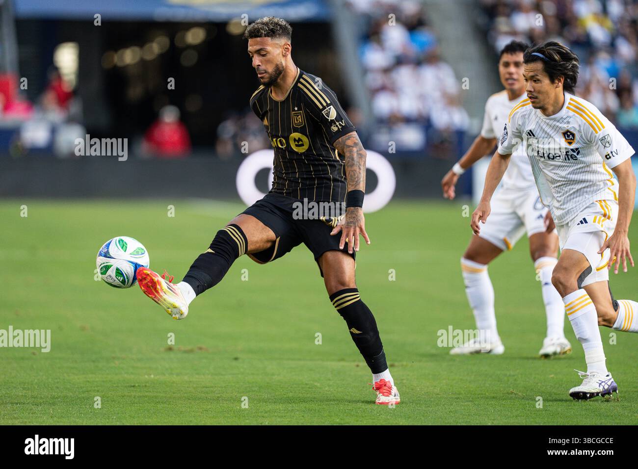 Carson, United States. 18th May, 2025. LAFC forward Denis Bouanga (99 ...
