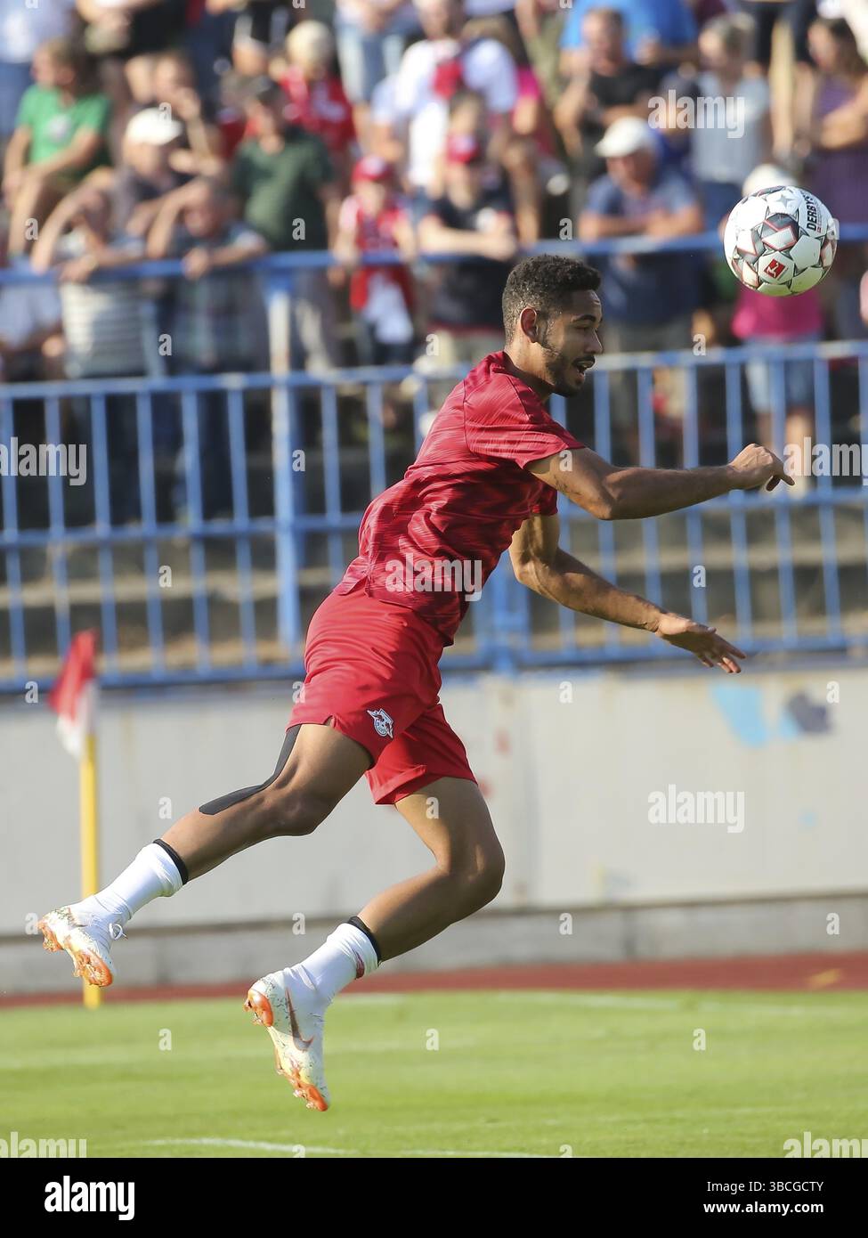 Brazilian football player Matheus Cunha of RB Leipzig in a friendly ...