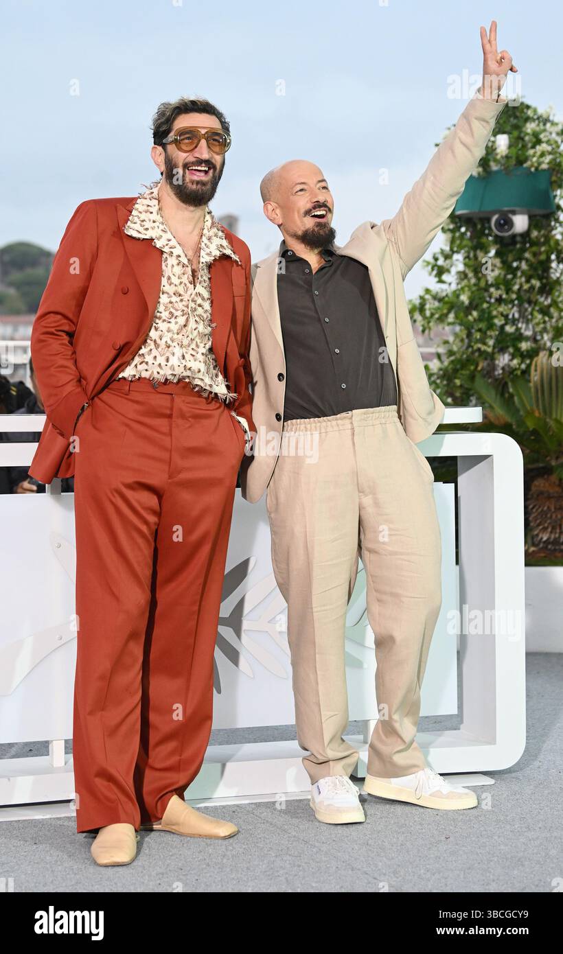 Cannes, France. 20th May, 2025. Swedish actor Fares Fares and director ...