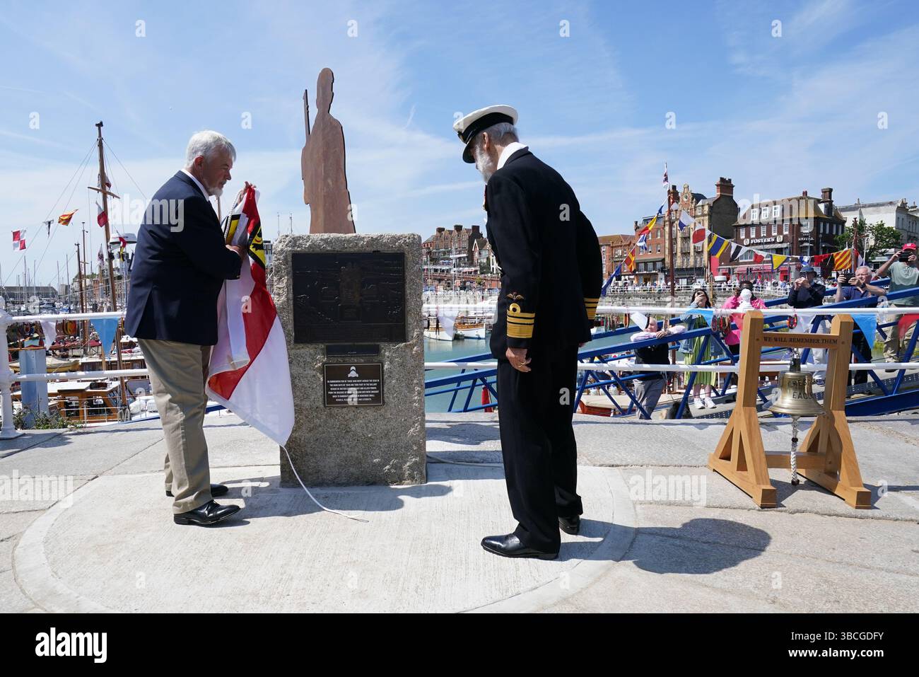 Prince Michael of Kent at the unveiling of the refurbished Dunkirk ...