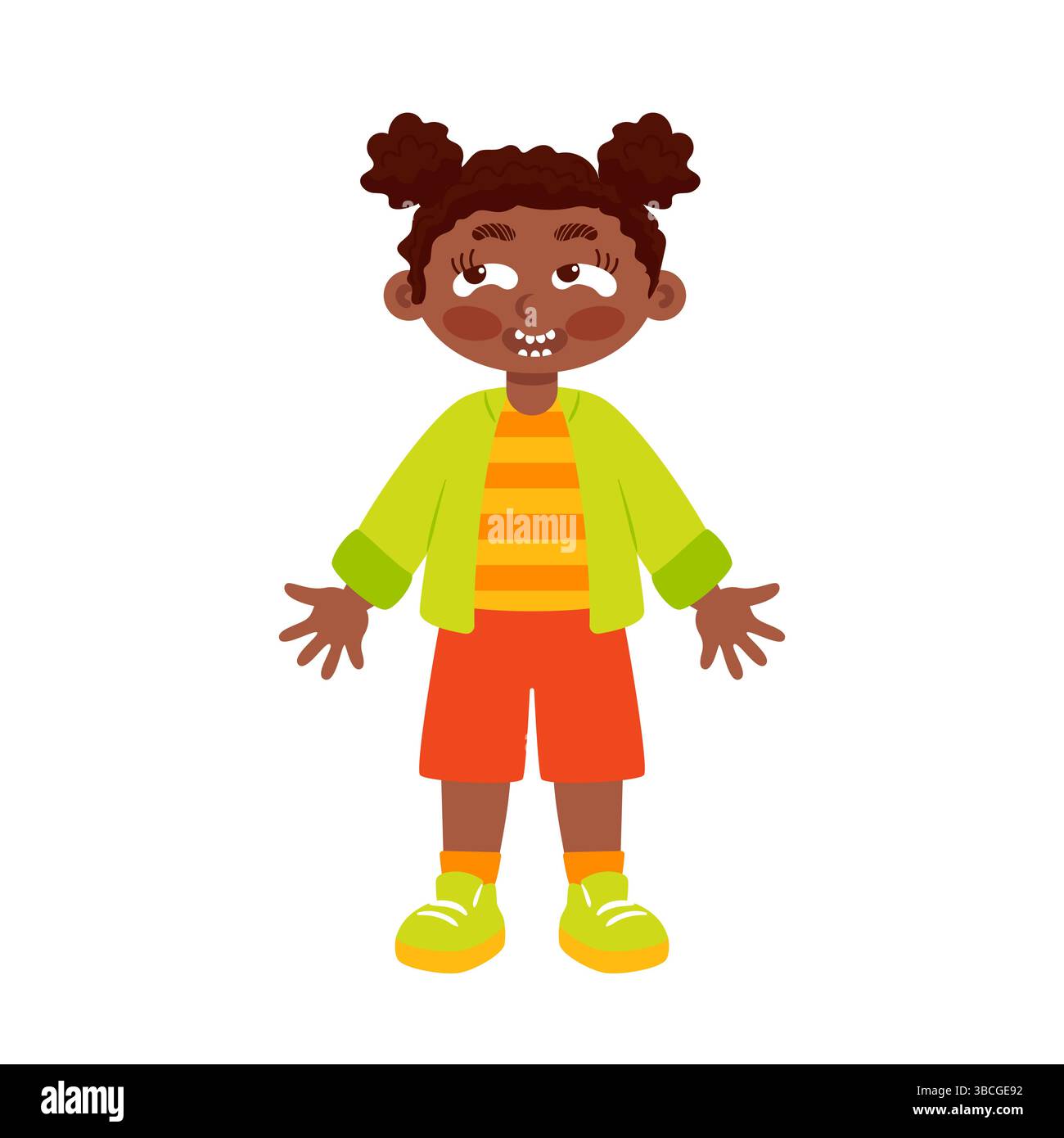 Beautiful carefree long hair Stock Vector Images - Alamy