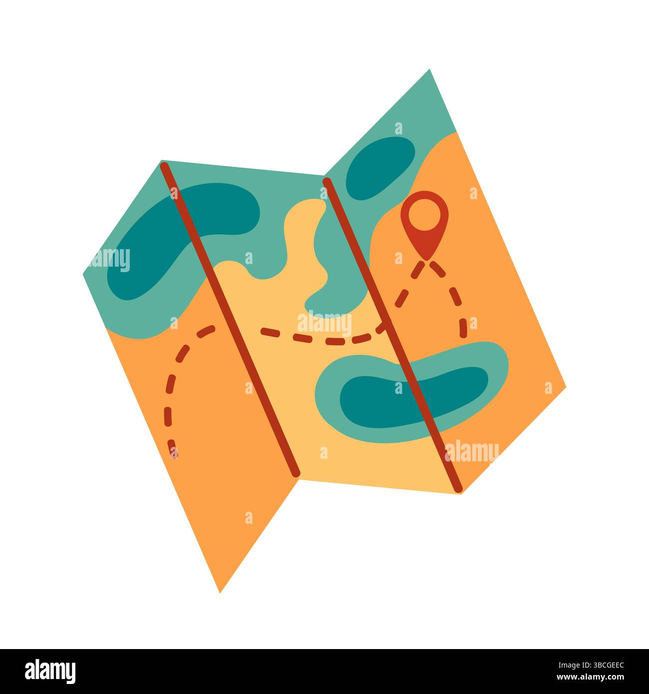 Detailed journey map hi-res stock photography and images - Alamy