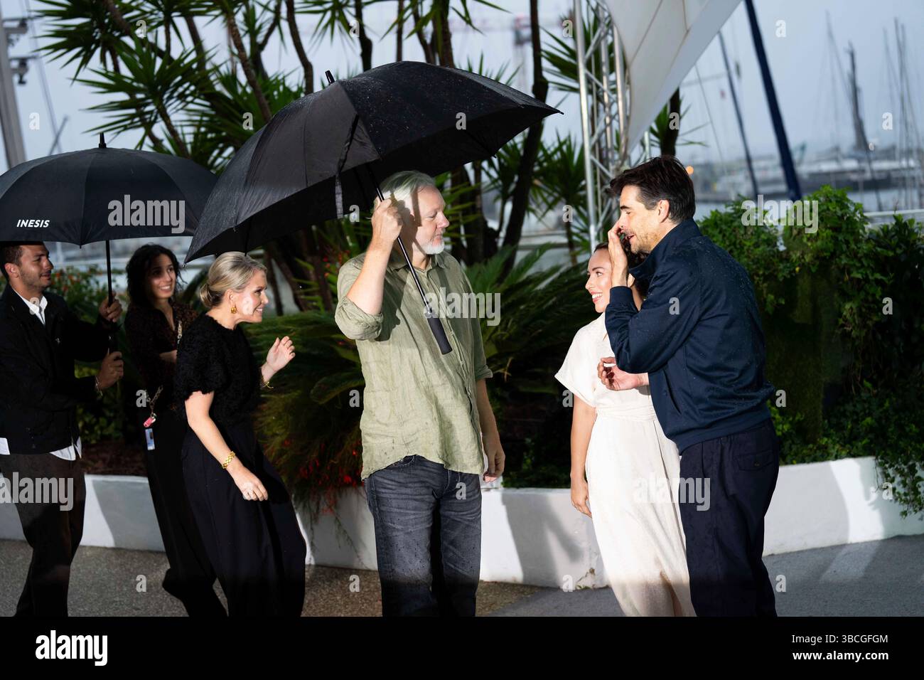 Julian Assange poses for photographers at the photo call for the film ...