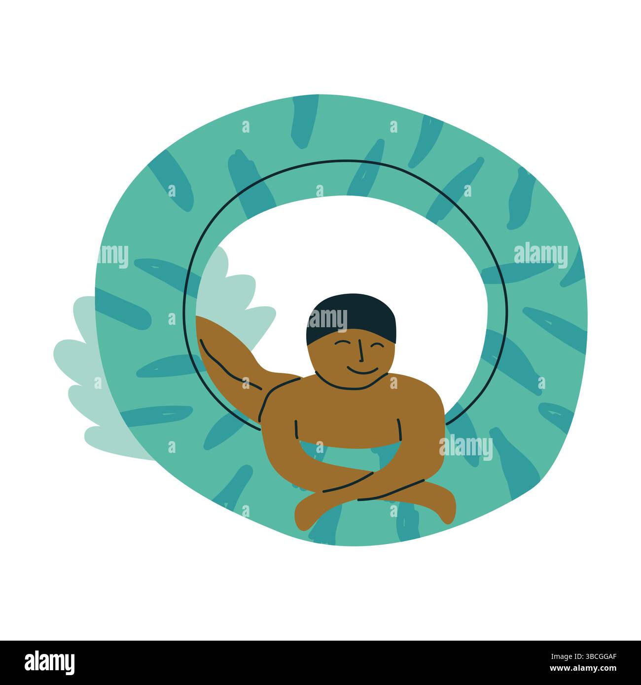 Enjoying chill Cut Out Stock Images & Pictures - Alamy