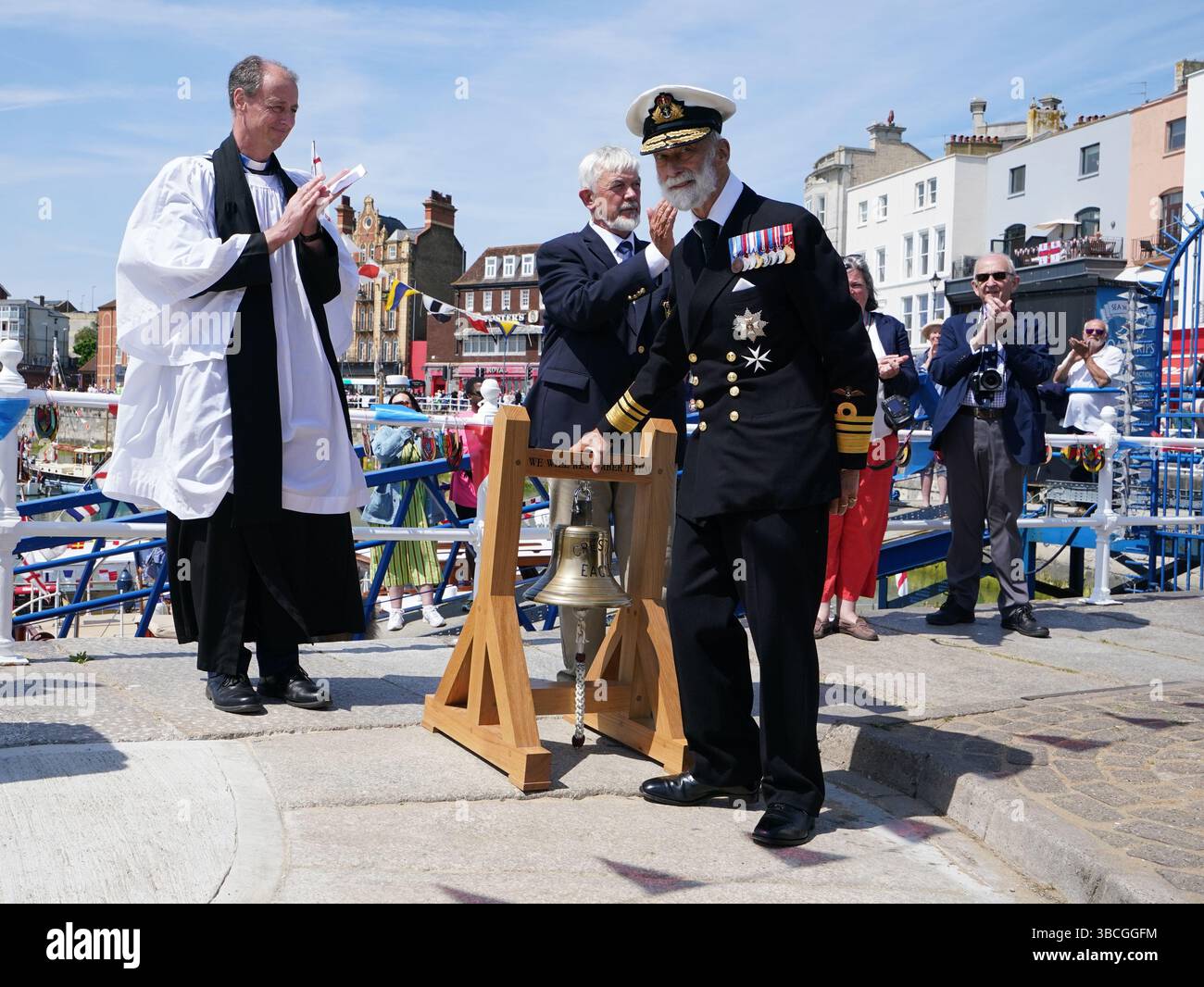Prince Michael of Kent at the unveiling of the refurbished Dunkirk ...