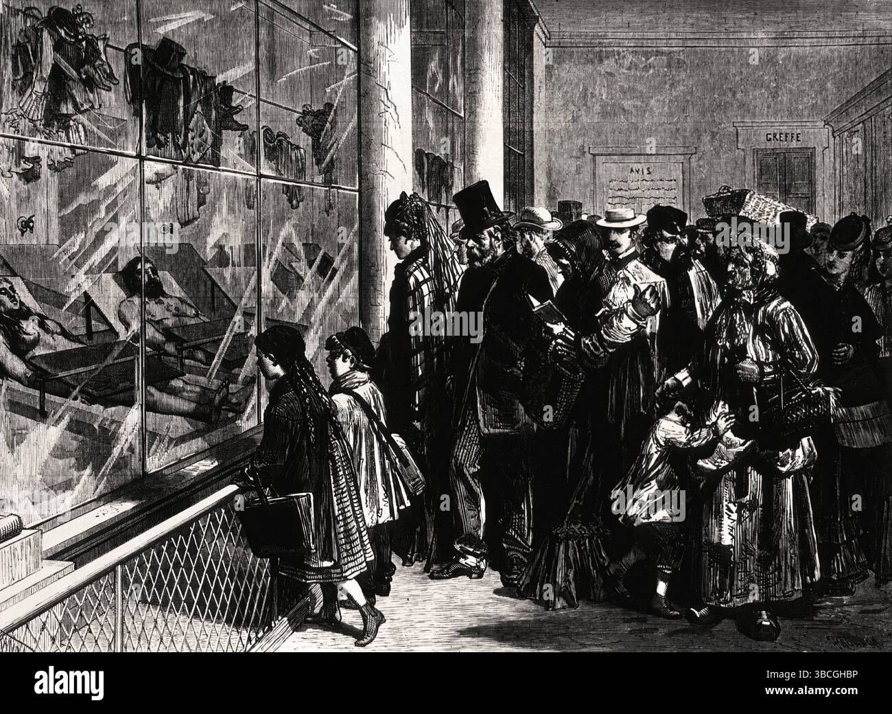 Morgues - Historical Medical Illustration Stock Photo - Alamy