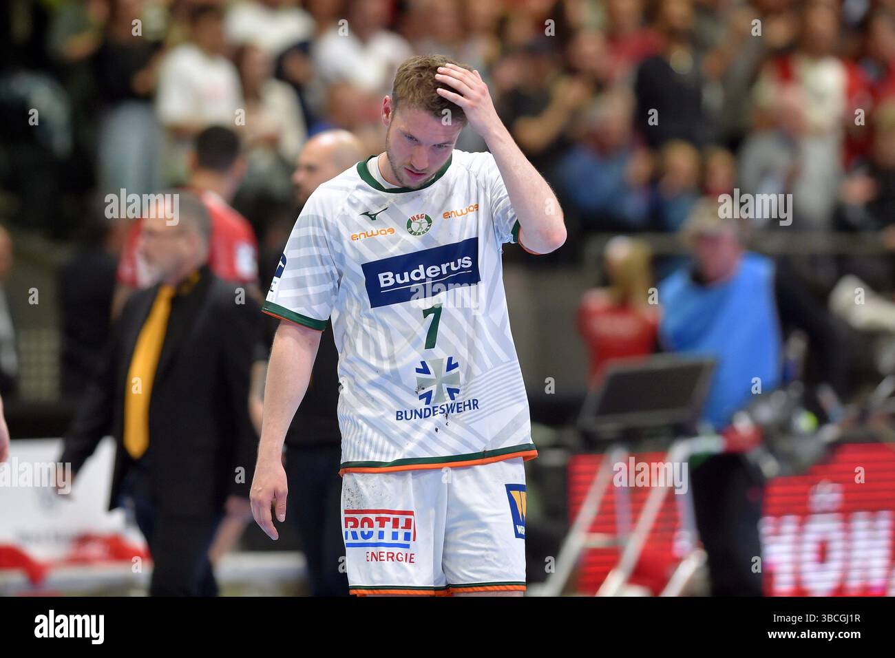 enttaeuscht, frustriert, Emotion Dominik Mappes (HSG Wetzlar, #7), GER ...