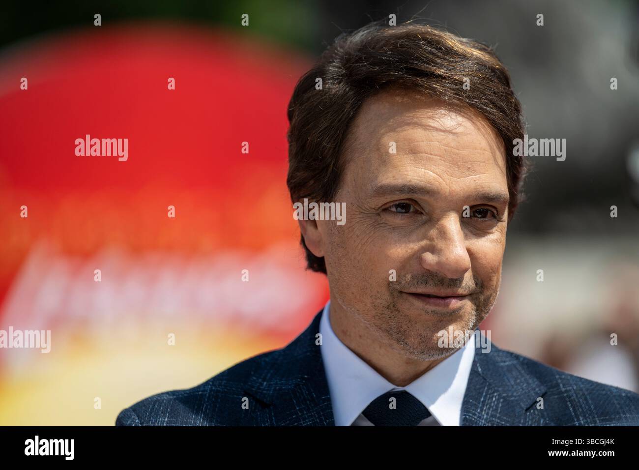 London, UK. 20 May 2025. Ralph Macchio gives an interview at the ...