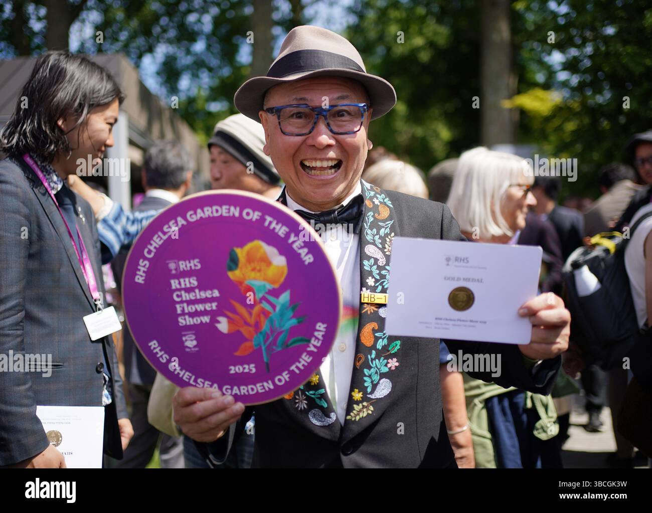 Kazuyuki Ishihara, designer of Cha no Niwa - Japanese Tea Garden, which ...