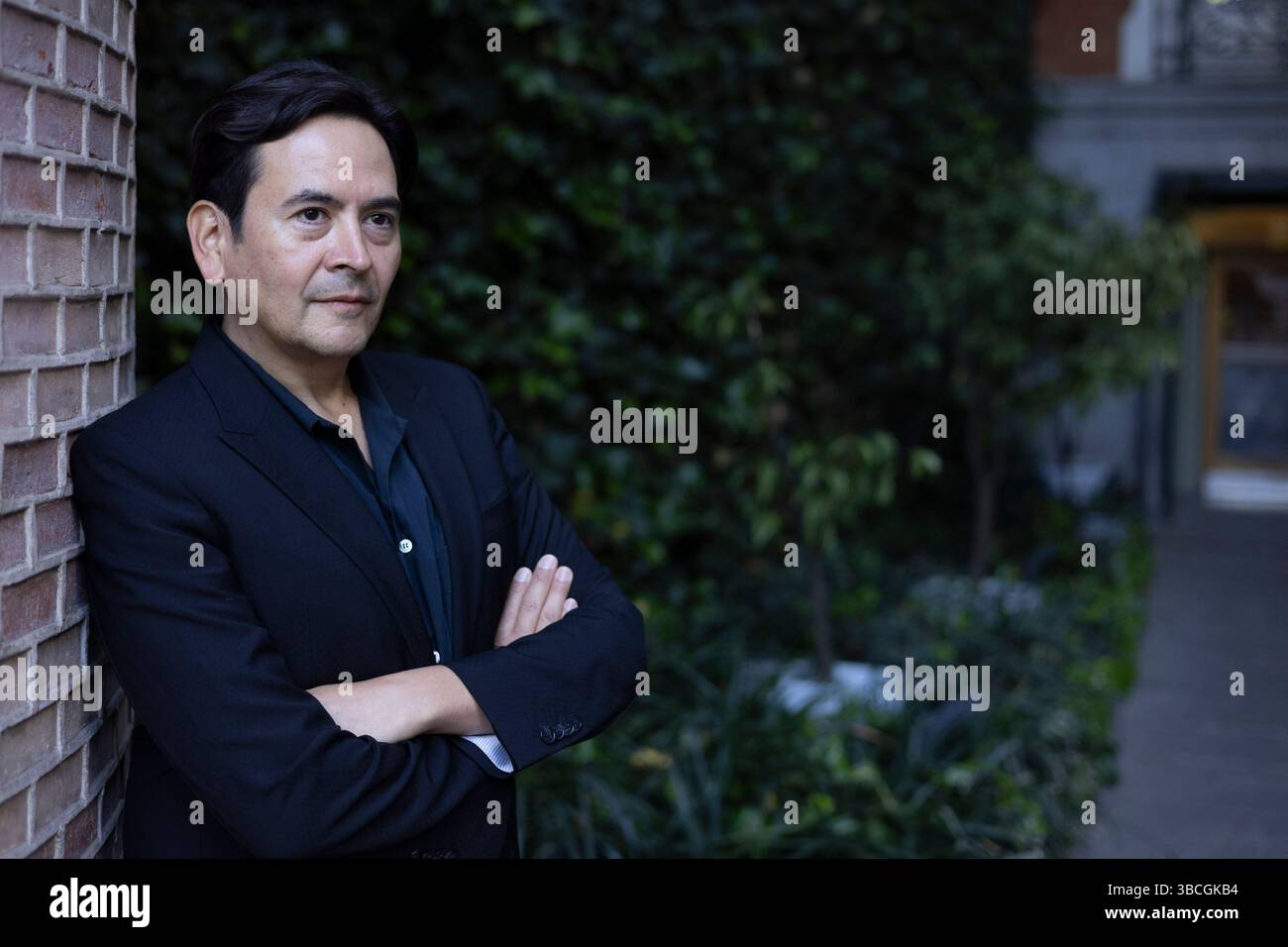 Alejandro Andrade Poses portrait session 'Hombres íntegros', at Casa de ...