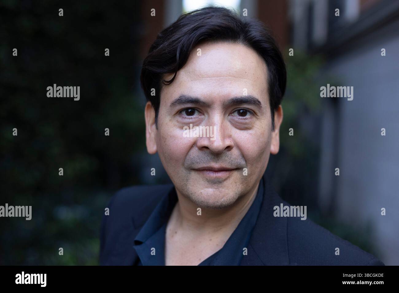 Alejandro Andrade Poses portrait session 'Hombres íntegros', at Casa de ...