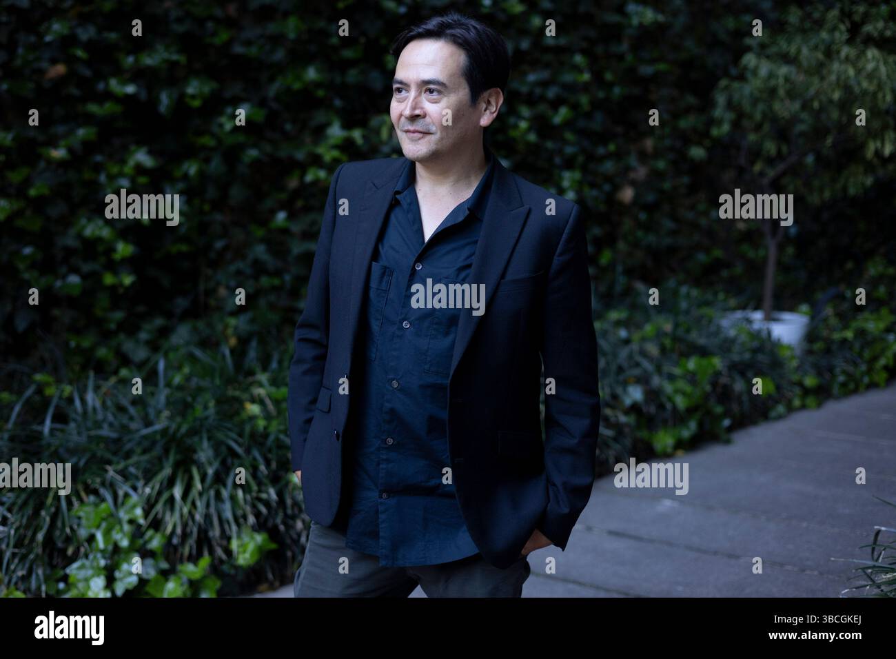 Alejandro Andrade Poses portrait session 'Hombres íntegros', at Casa de ...