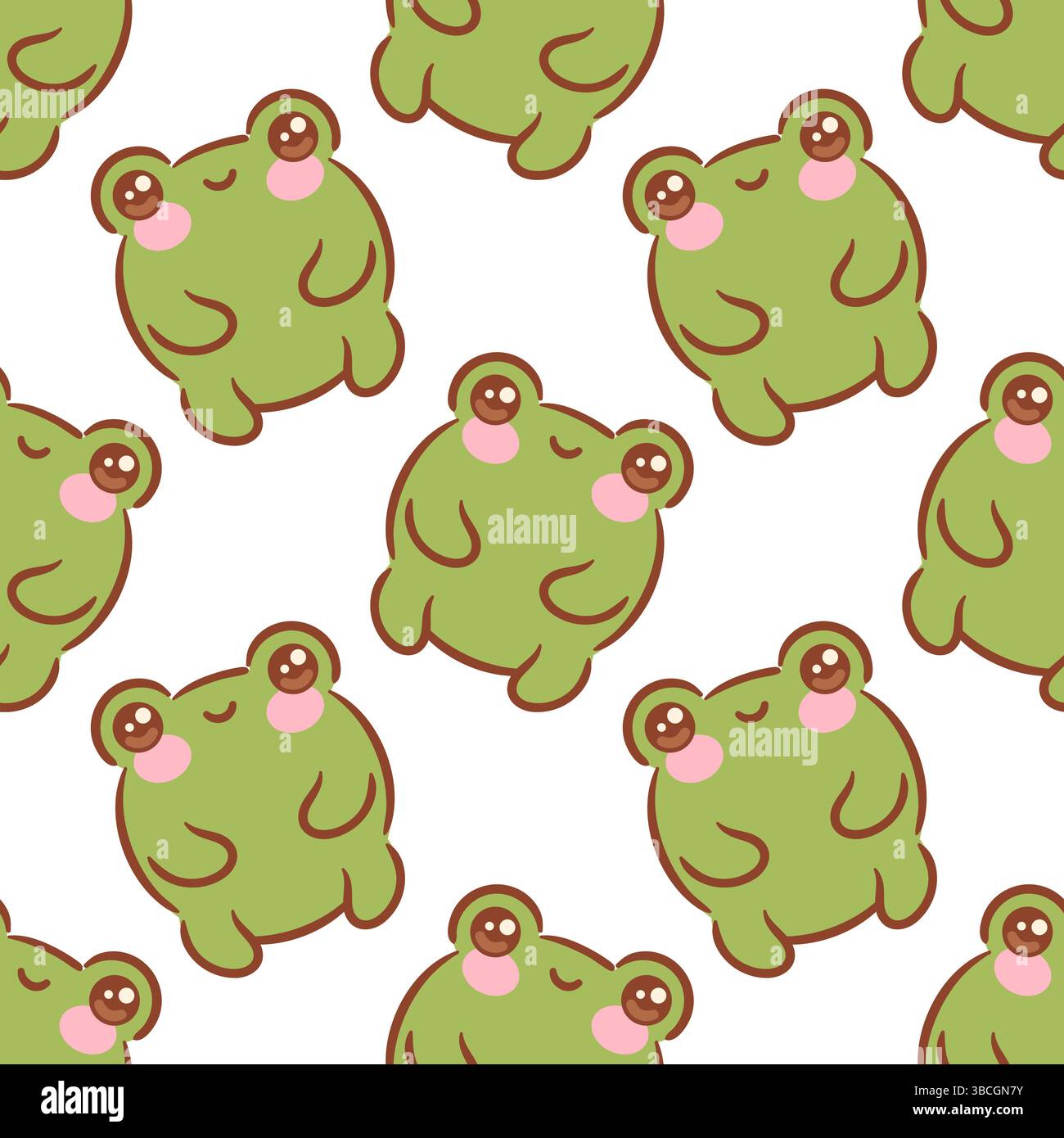 Frog kawaii cute animal hi-res stock photography and images - Alamy