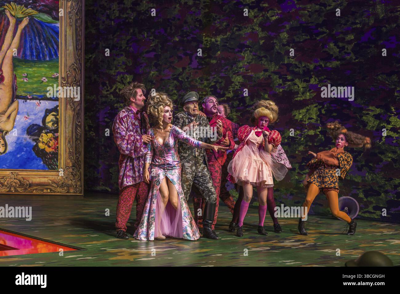 Production by Herbert Fritsch at the Schaubuehne Berlin with Bastian ...